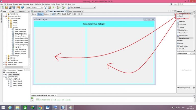 Program Inventory Master Data Kategori di Java Netbeans | Javatech Solution