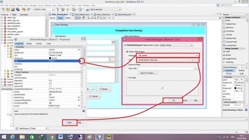 Membuat Form Master Data Barang Dengan Java – Javatech Solution